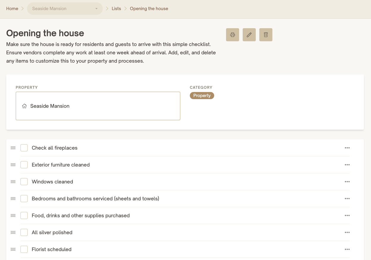 How do I add, edit, duplicate, and delete lists?